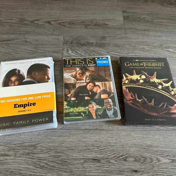 HBO | Media | 4 Seasons Of Tv Dvd Box Set Shows This Is Us Game Of ...